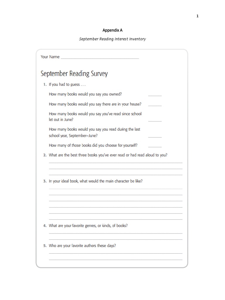Appendix | PDF | Self-Improvement