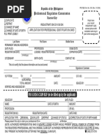 PRC Authenication Form PDF | PDF | Authentication | Government Information