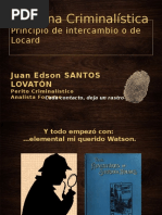 El Principio de Locard | PDF | Ciencia forense