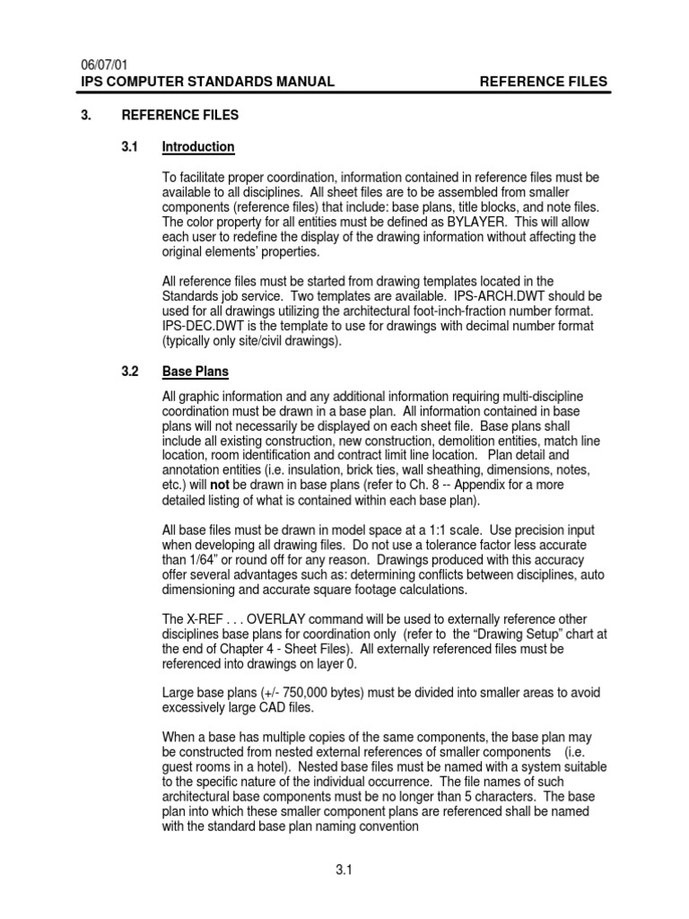 Ips Computer Standards Manual Reference Files | PDF | Computer Aided Design | Computer File
