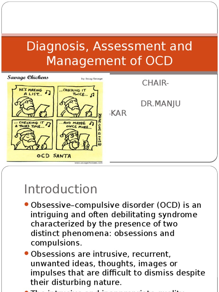 Diagnosis, Assessment and Management of OCD | PDF | Obsessive ...