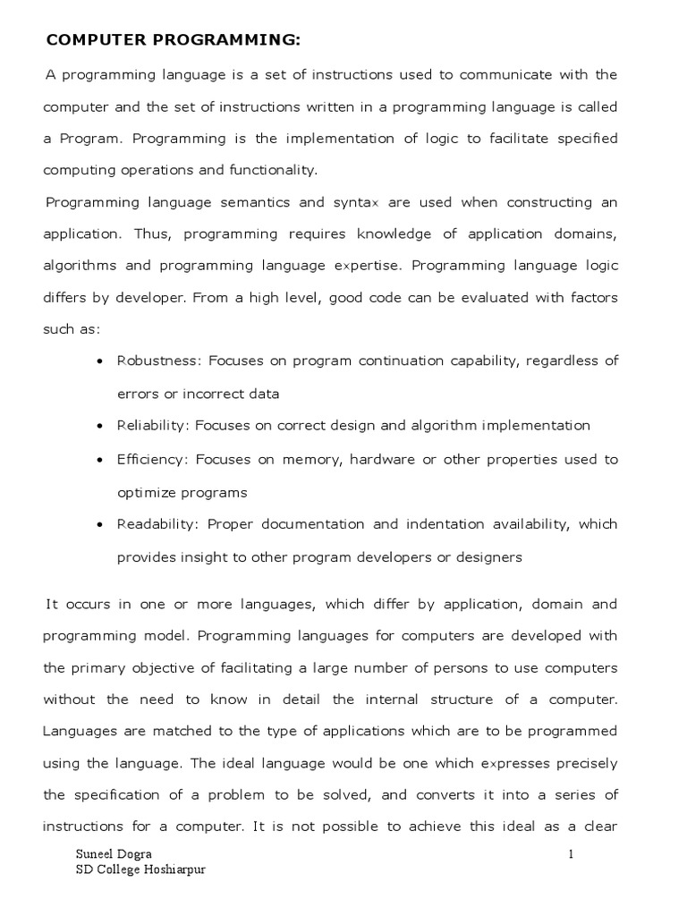 Computerprogramming Pdf Subroutine Assembly Language