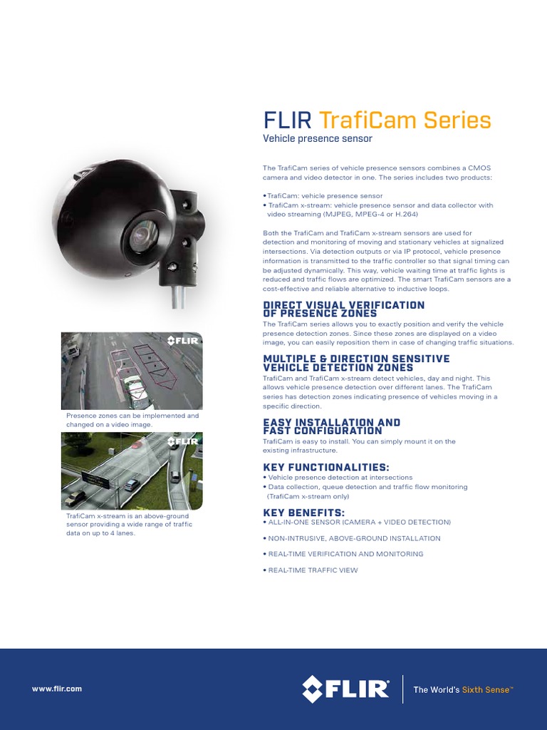Traficam Series: Vehicle Presence Sensor | PDF | Traffic | Traffic Light