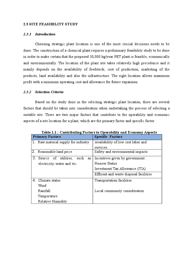 Site Feasibility Study | PDF | Natural Gas | Transport