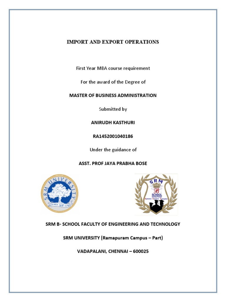 Internship Report | PDF | Warehouse | Logistics