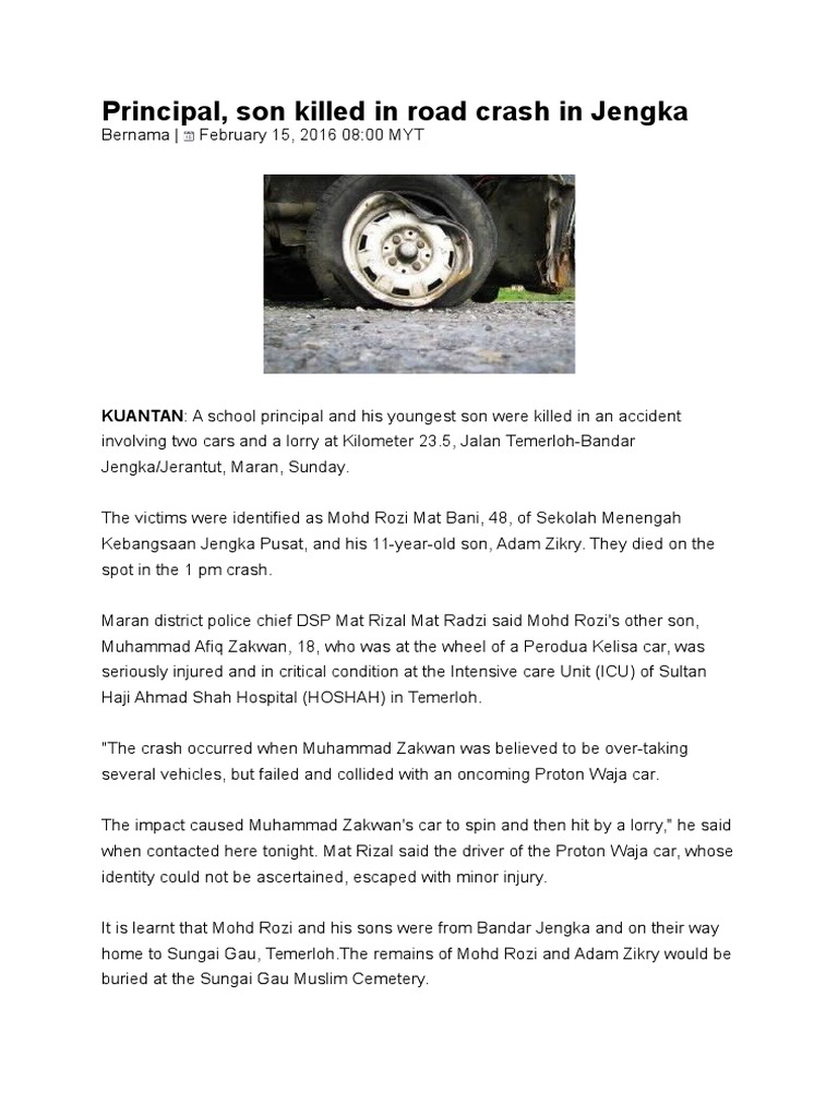 Worksheet Accident | PDF