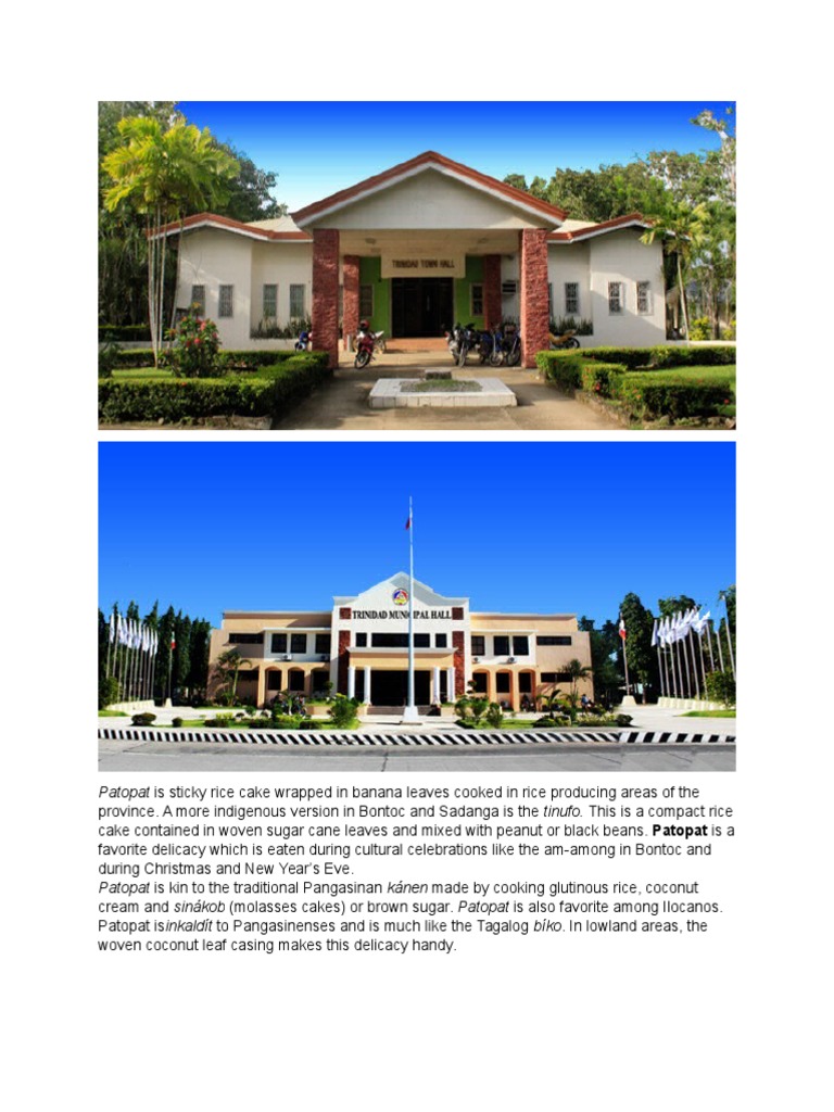 Patopat Is Sticky Rice Cake Wrapped in Banana Leaves Cooked in Rice ...