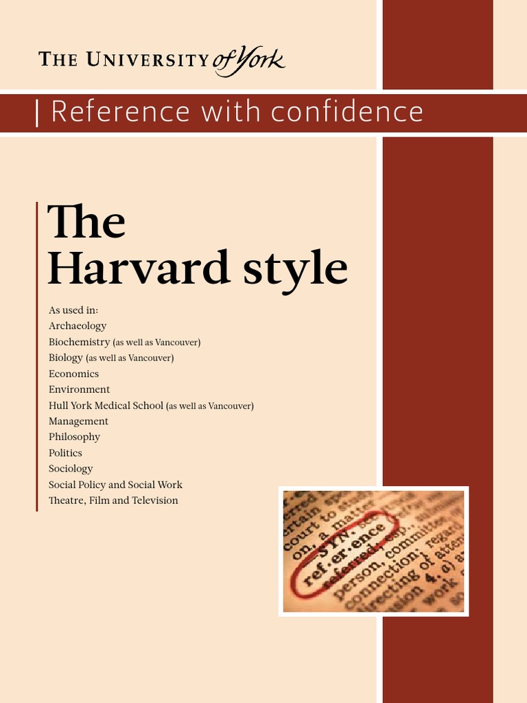 Harvard Style of Referencing | PDF | Citation | Plagiarism