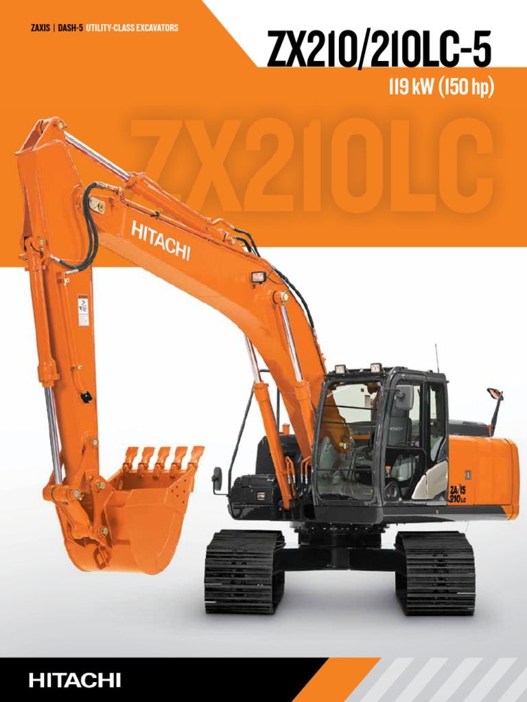 Hitachi ZX210LC 5 Spec en Web | PDF | Elevator | Vehicle Technology
