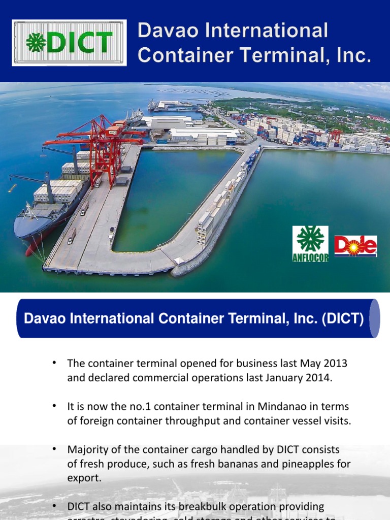 Davao International Container Terminal presentation - Mindanao Shipping ...