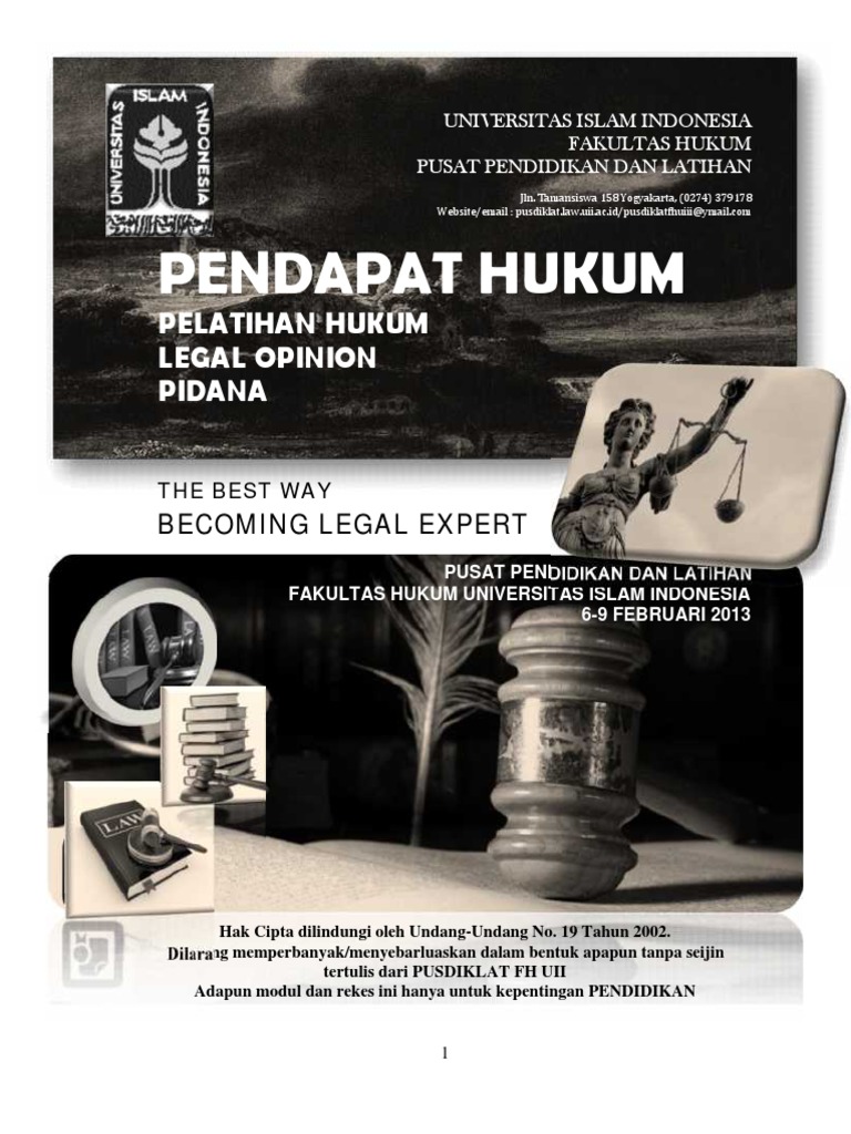 Contoh Legal Opinion | PDF | Bisnis