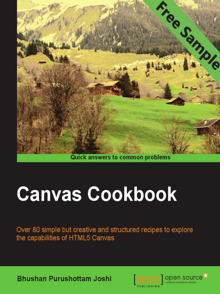 Canvas Cookbook - Sample Chapter | PDF | Angle | Areas Of Computer Science