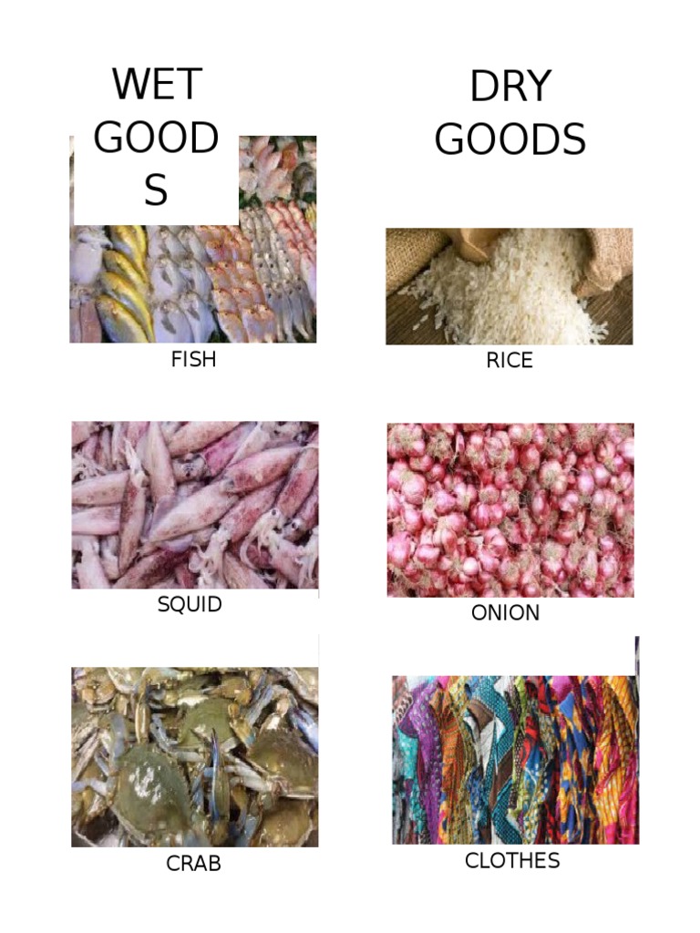 Wet and Dry Goods | PDF