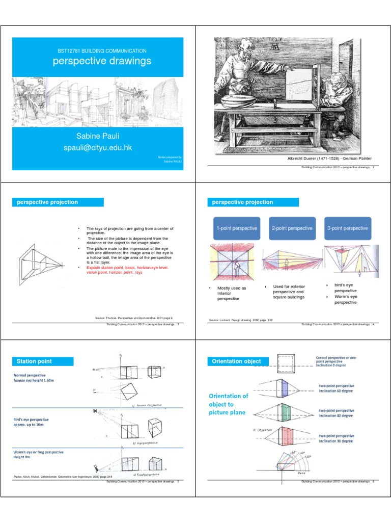 Perspective Drawings | PDF | Horizon | Perspective (Graphical)