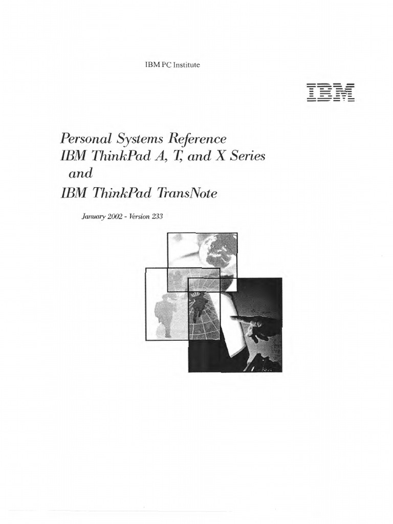IBM Think Pad A, T, and X Series TransNote | PDF | Microsoft Windows ...
