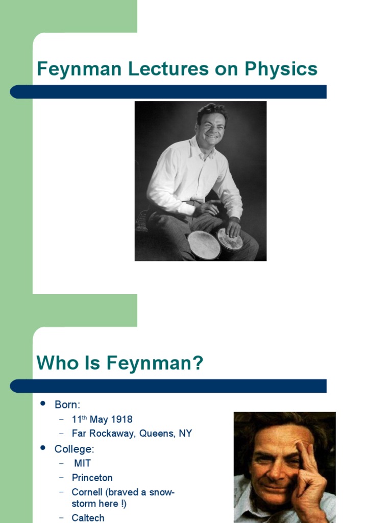 Feynman Lectures | PDF