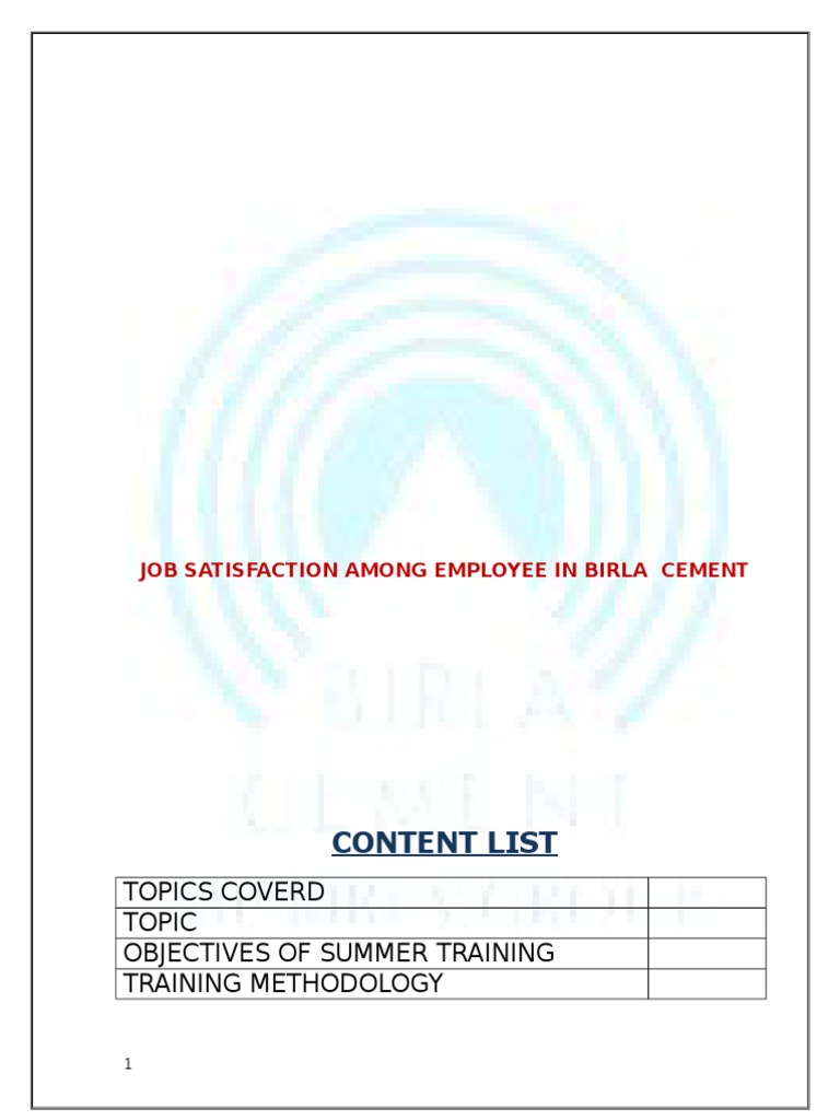 Employee Job Satisfaction - Final Project | PDF | Job Satisfaction ...