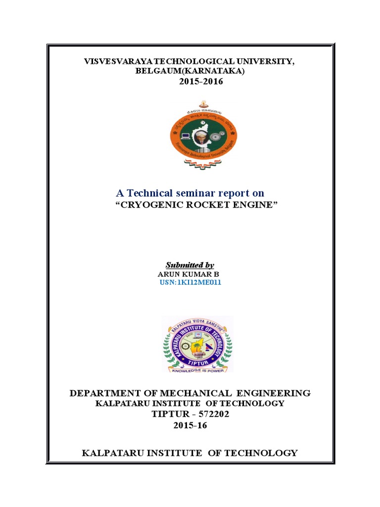 A Technical Seminar Report On: Visvesvaraya Technological University ...