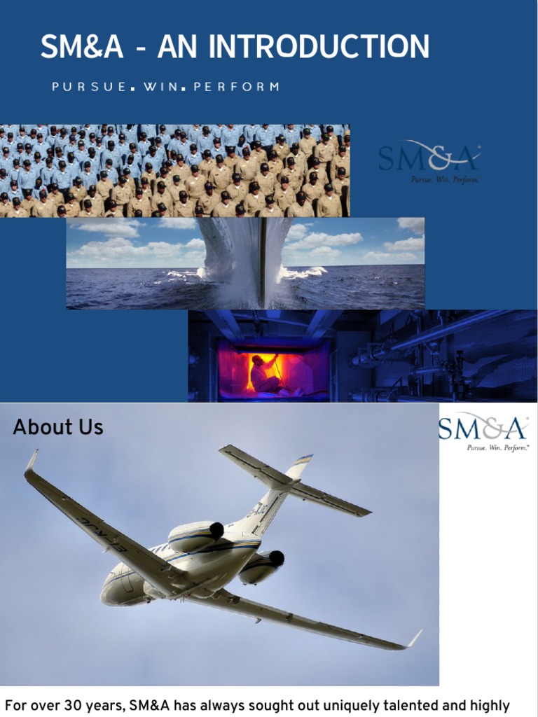 Sm&A - An Introduction: - Win - Perform | PDF