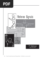 FIBA Officiating Signals | PDF | Hand | Referee