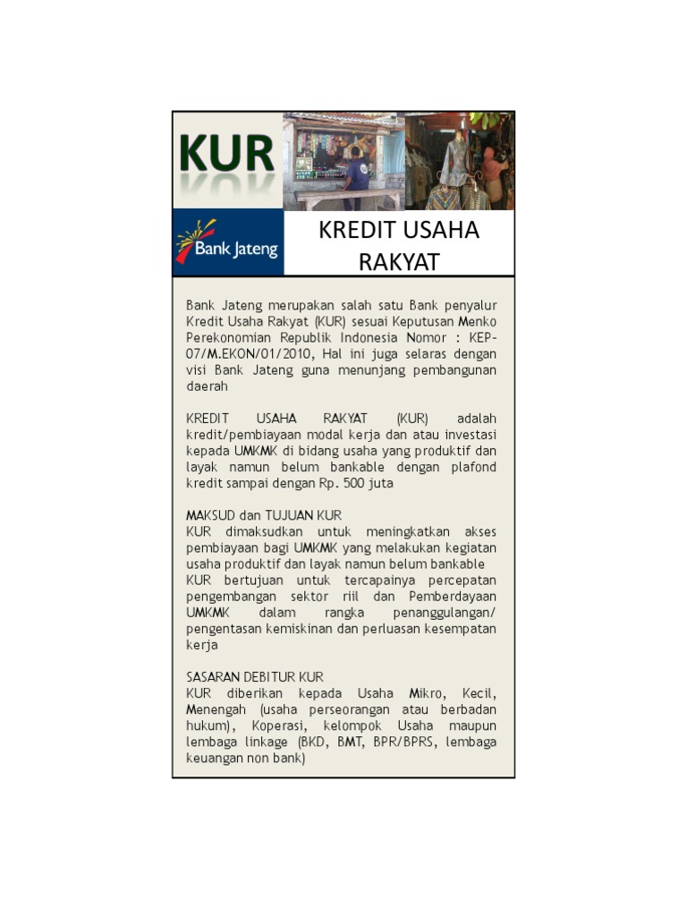 Brosur KUR | PDF