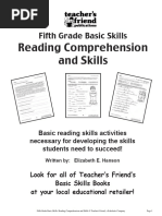 G6 Reading Comprehension | PDF | Teaching Methods & Materials