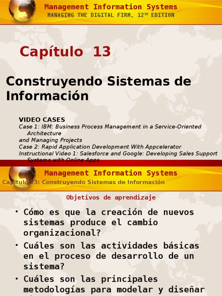 Capitulo 13 Creación de Sistemas de Información | PDF | Programación ...