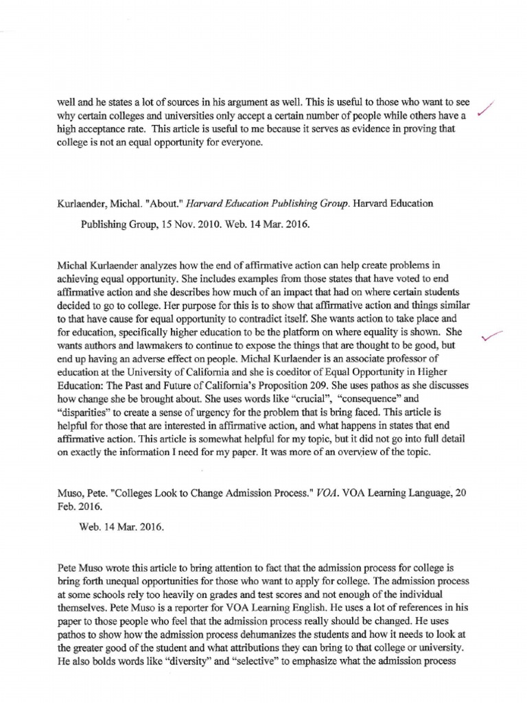 Annotated Bibliography (Rough Draft) | PDF