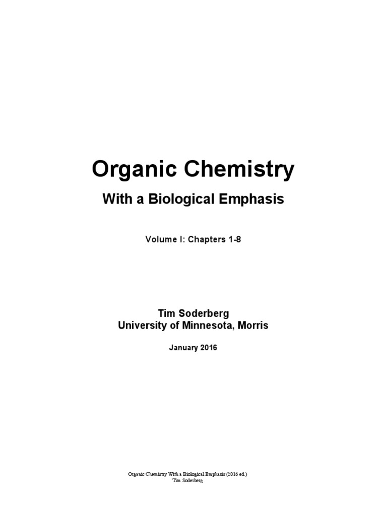 Organic Chemistry for Biology Majors | PDF | Valence (Chemistry) | Ion