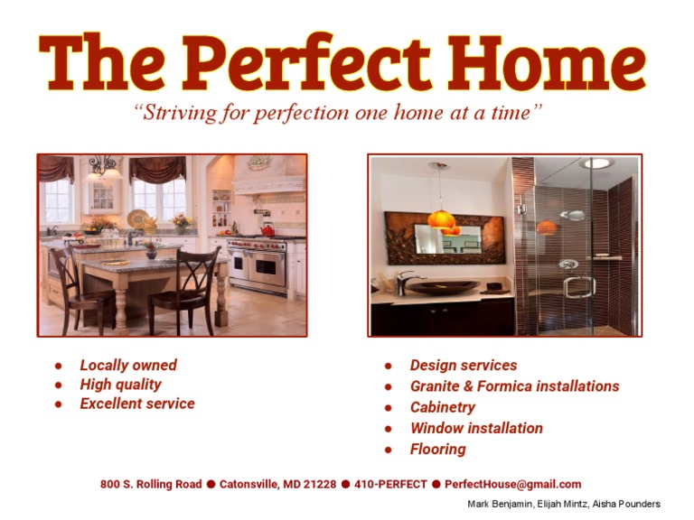 The Perfect Home Flyer | PDF