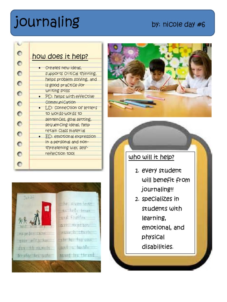 Journaling Handout | PDF | English As A Second Or Foreign Language ...
