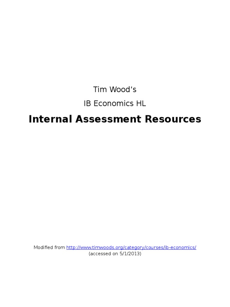 IB Economics IA Analysis Guide | PDF | Supply And Demand | Economics