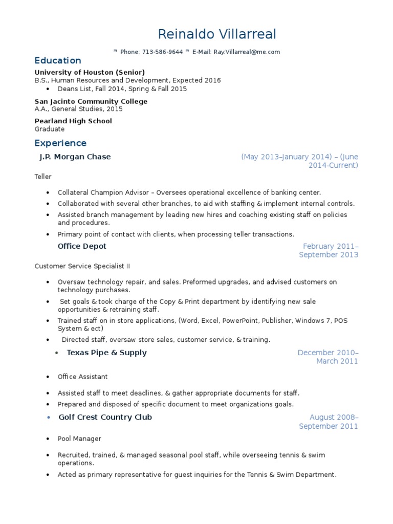 Resume Redo | PDF