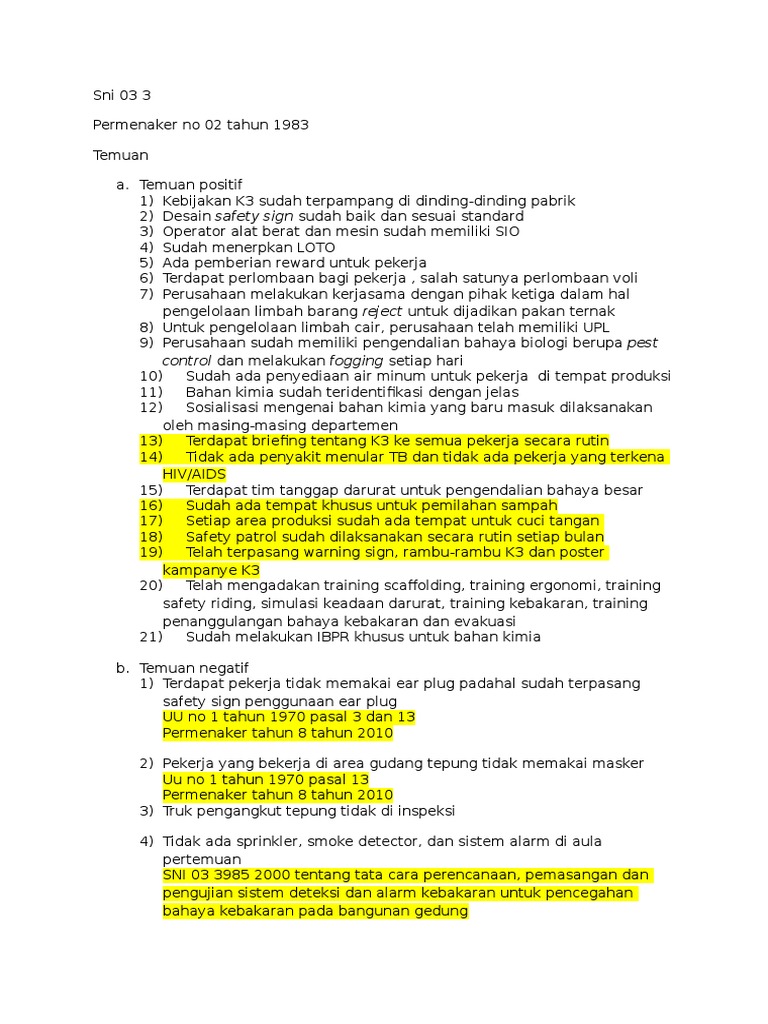 Laporan PKL AK3U | PDF