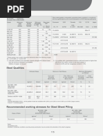 Sheet Pile Specifications Guide | PDF | Building Materials
