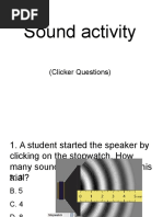 PHET Waves Intro - Sound | PDF | Waves | Wavelength