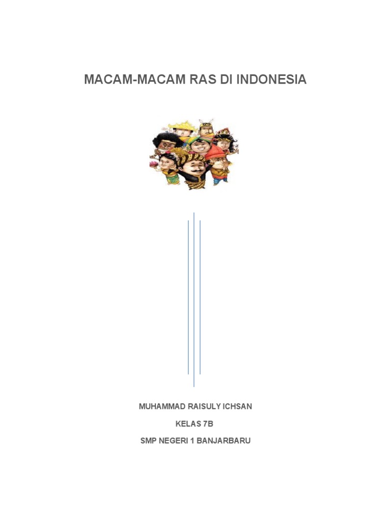 Ragam Ras di Indonesia dan Penyebarannya | PDF | Ilmu Sosial | Perjalanan