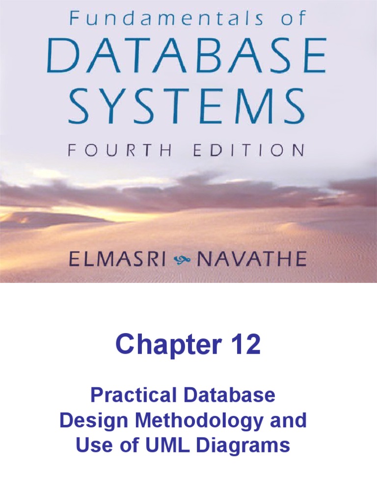 Chap12 Practical Database Design Methodology And Use Of Uml Diagrams Pdf Database Design