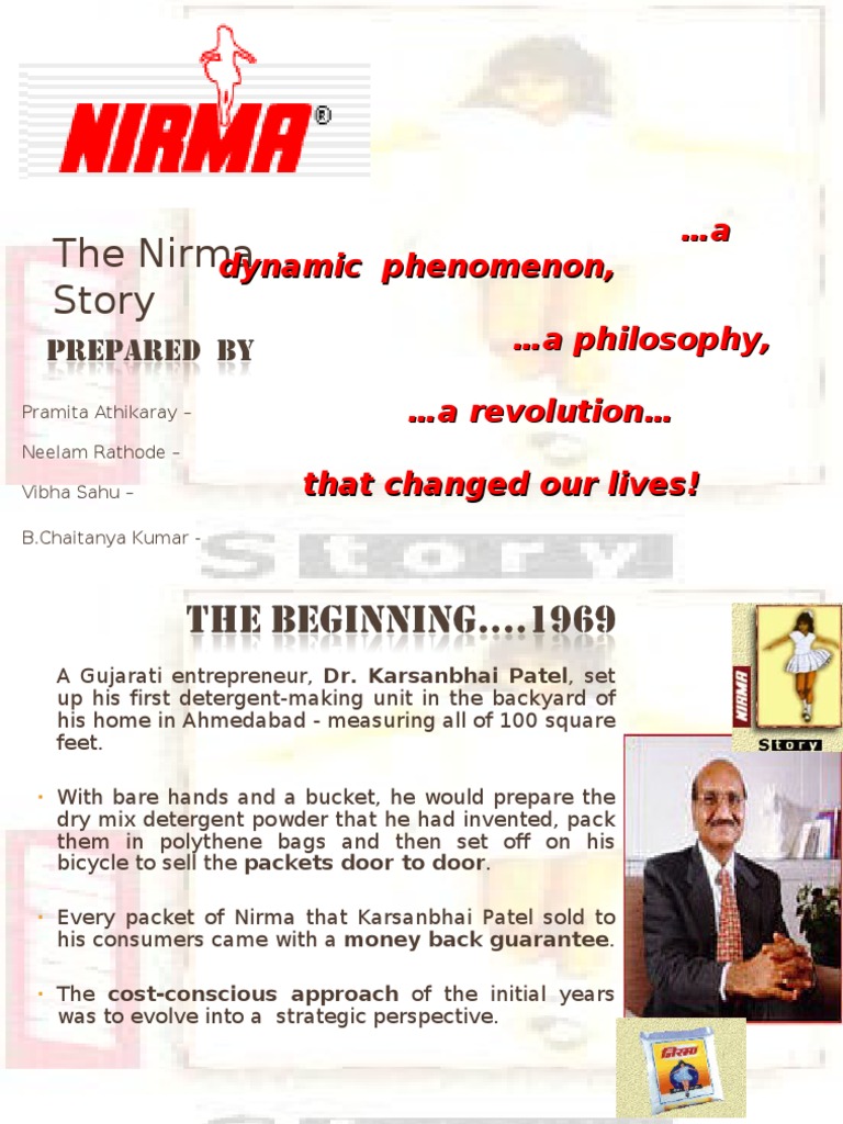 Nirma Case Study | PDF | Marketing | Business Economics