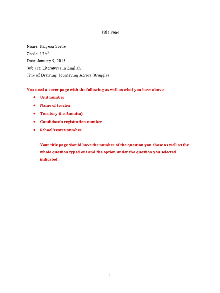 Literature Sba Edited | PDF | Haiti | Poetry