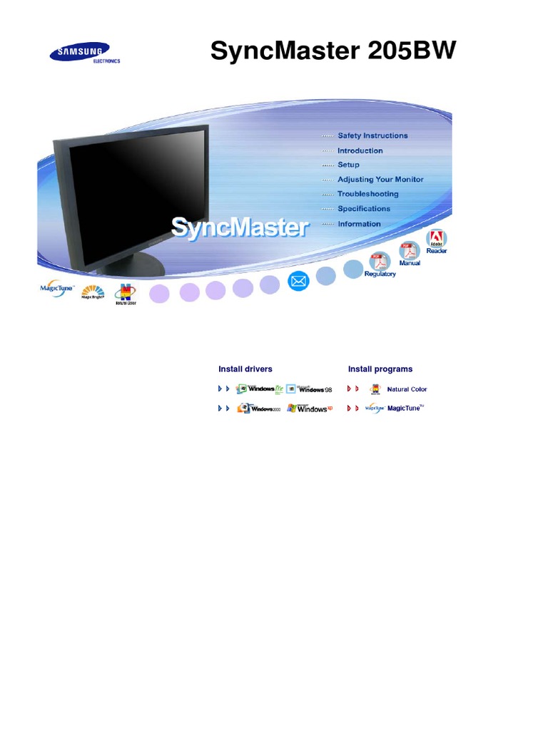 Manual Monitor | PDF | Technology & Engineering