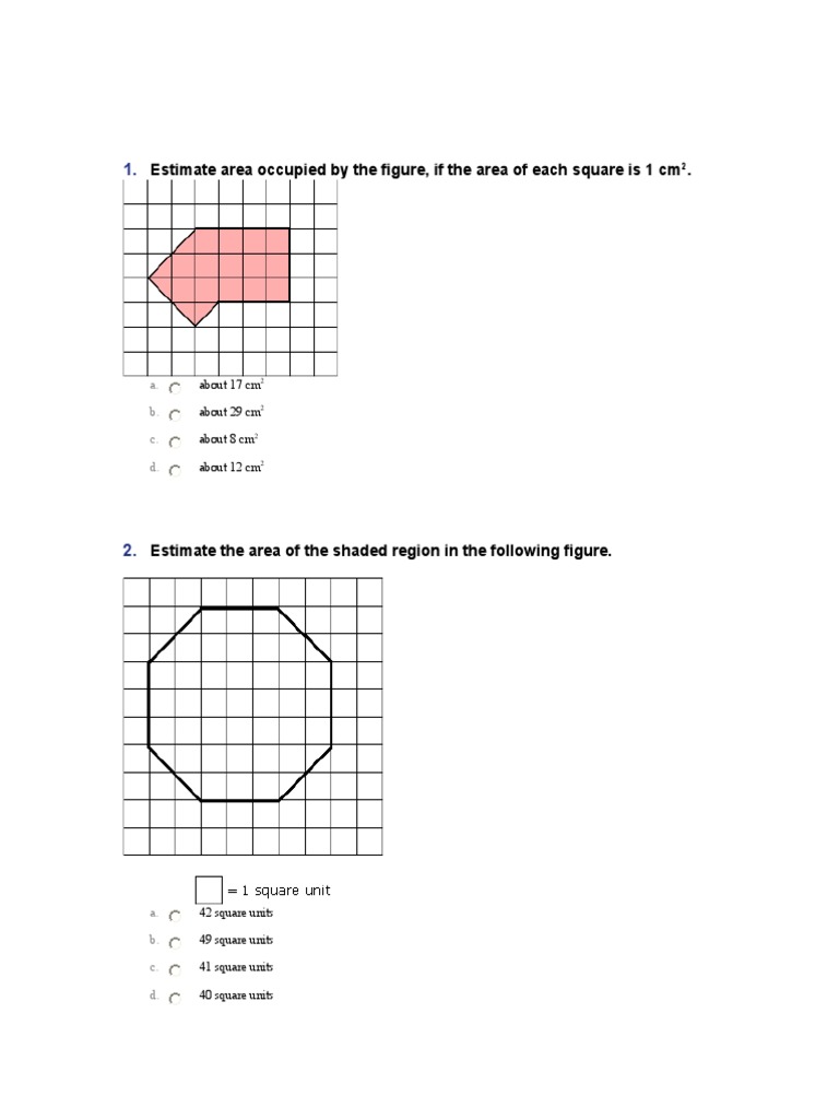 Irregular shapes WS.doc | Area | Circle
