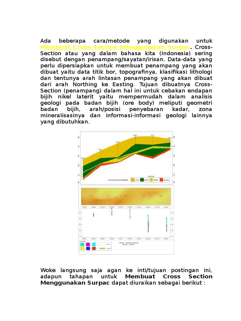 Membuat Cross Section | PDF | Metode & Bahan Ajar
