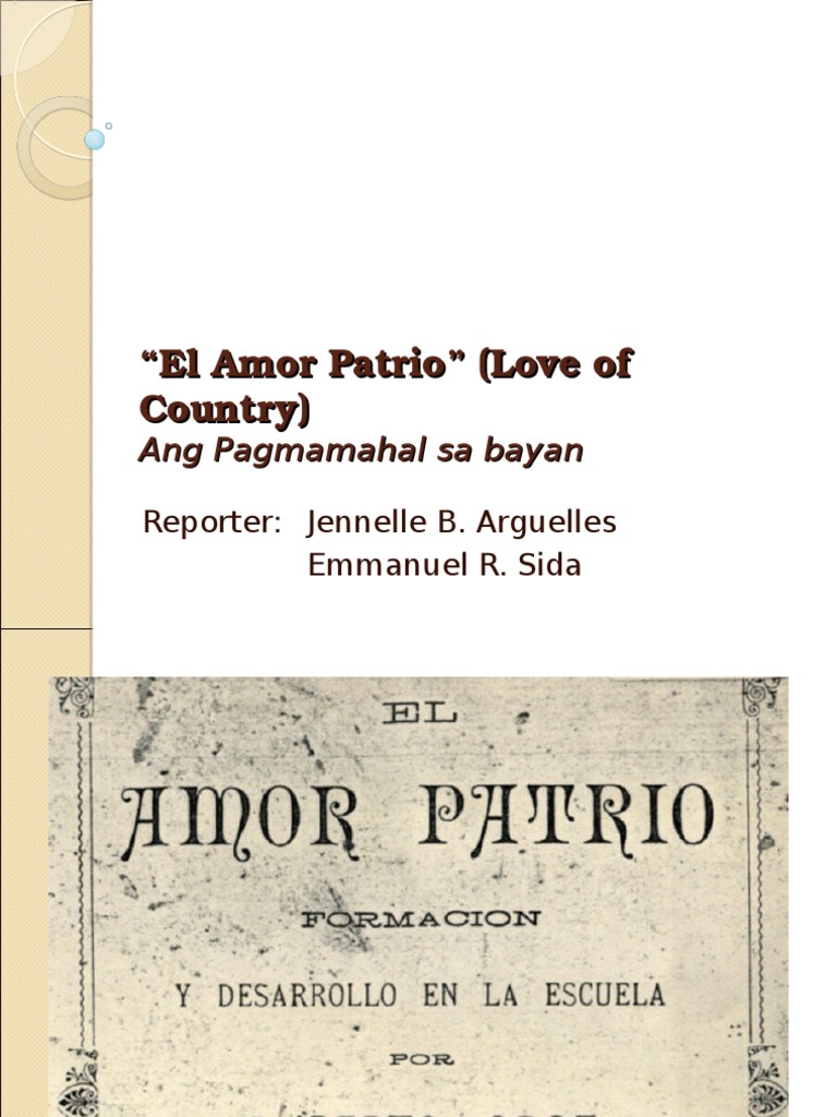 Amor Patrio | PDF
