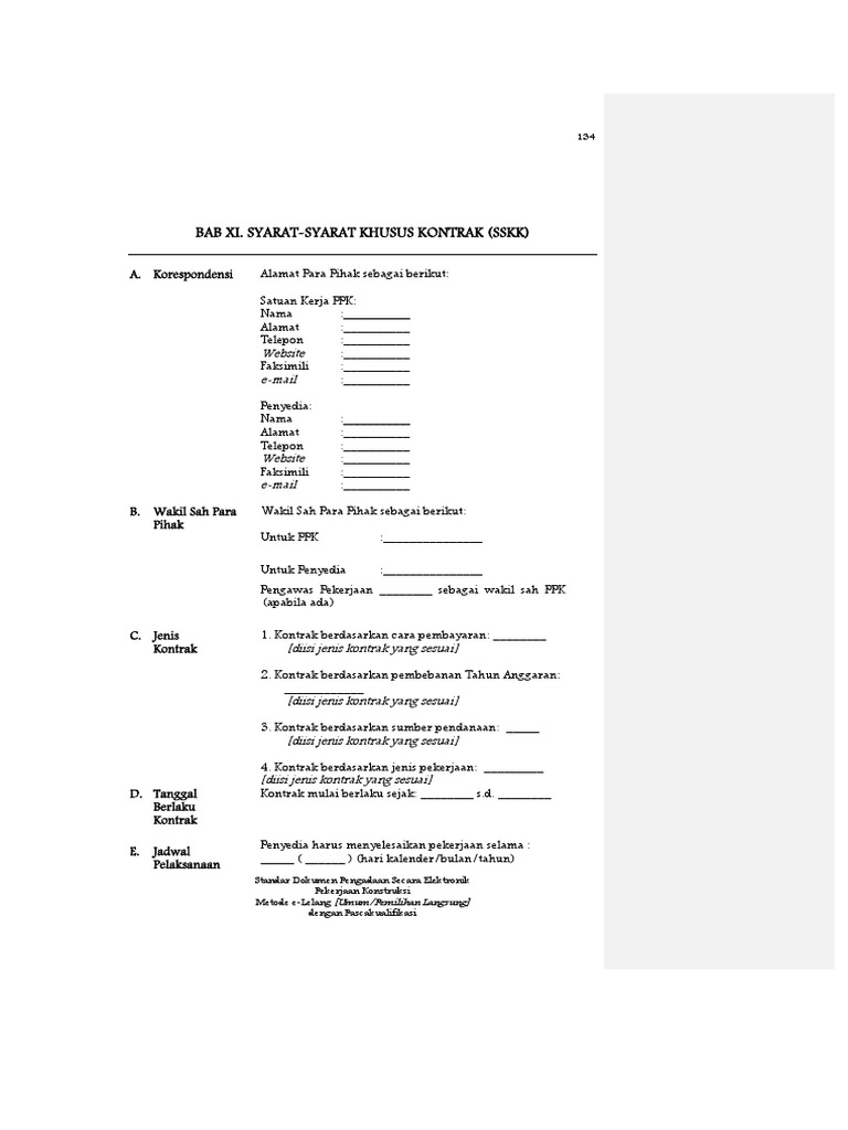 Contoh Sskk-Ssuk | PDF