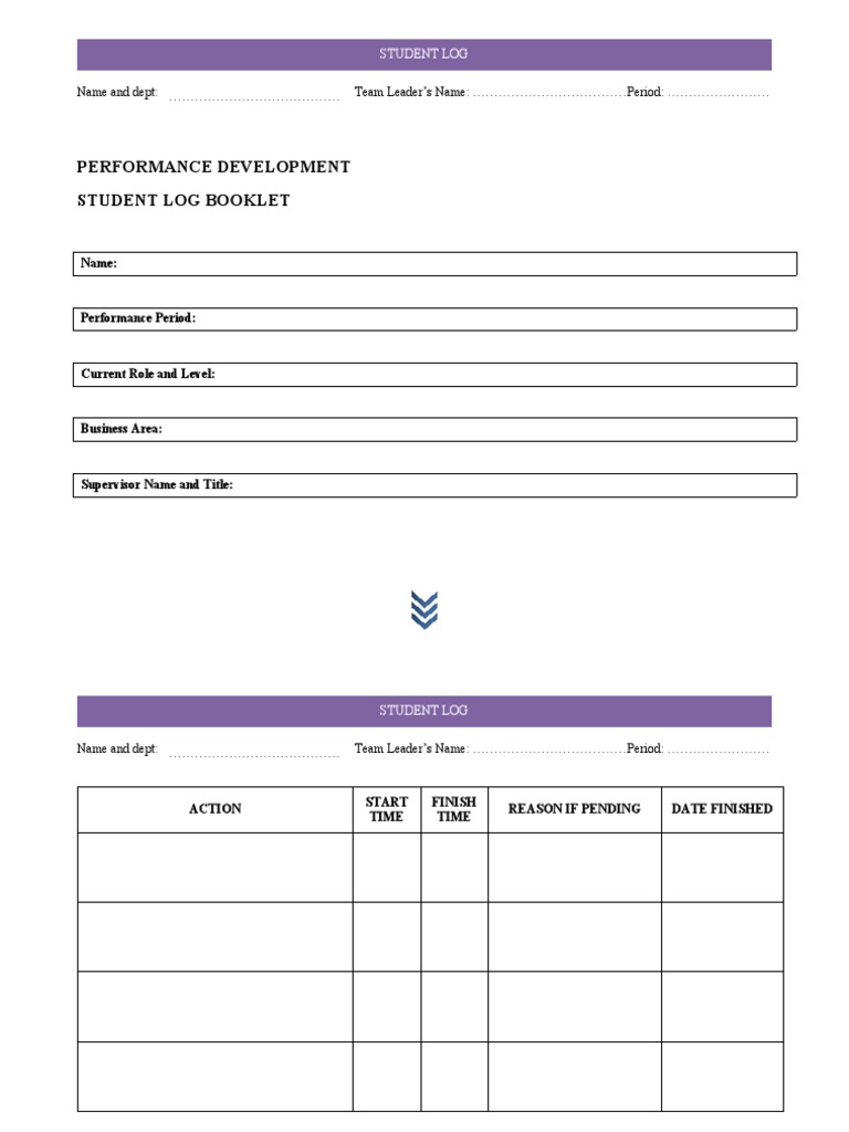 Student Performance Logbook | PDF