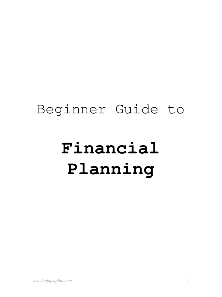 Beginner Guide To Financial Planning | PDF | Income Tax In India | Life ...