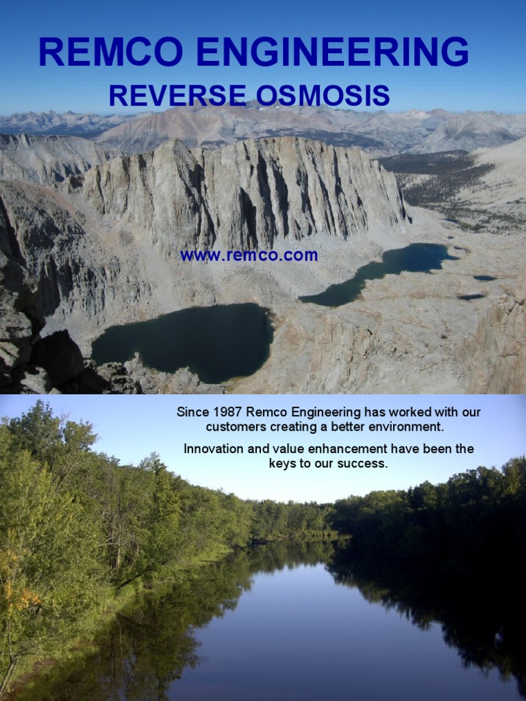 Remco Engineering Reverse Osmosis Solutions | PDF | Automation | Chemistry