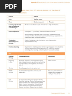 Cambridge Lesson Plan Template | PDF