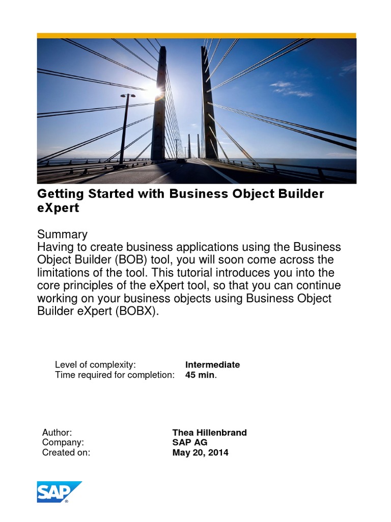 Getting Started With BOBX | PDF | Object (Computer Science) | Interface ...